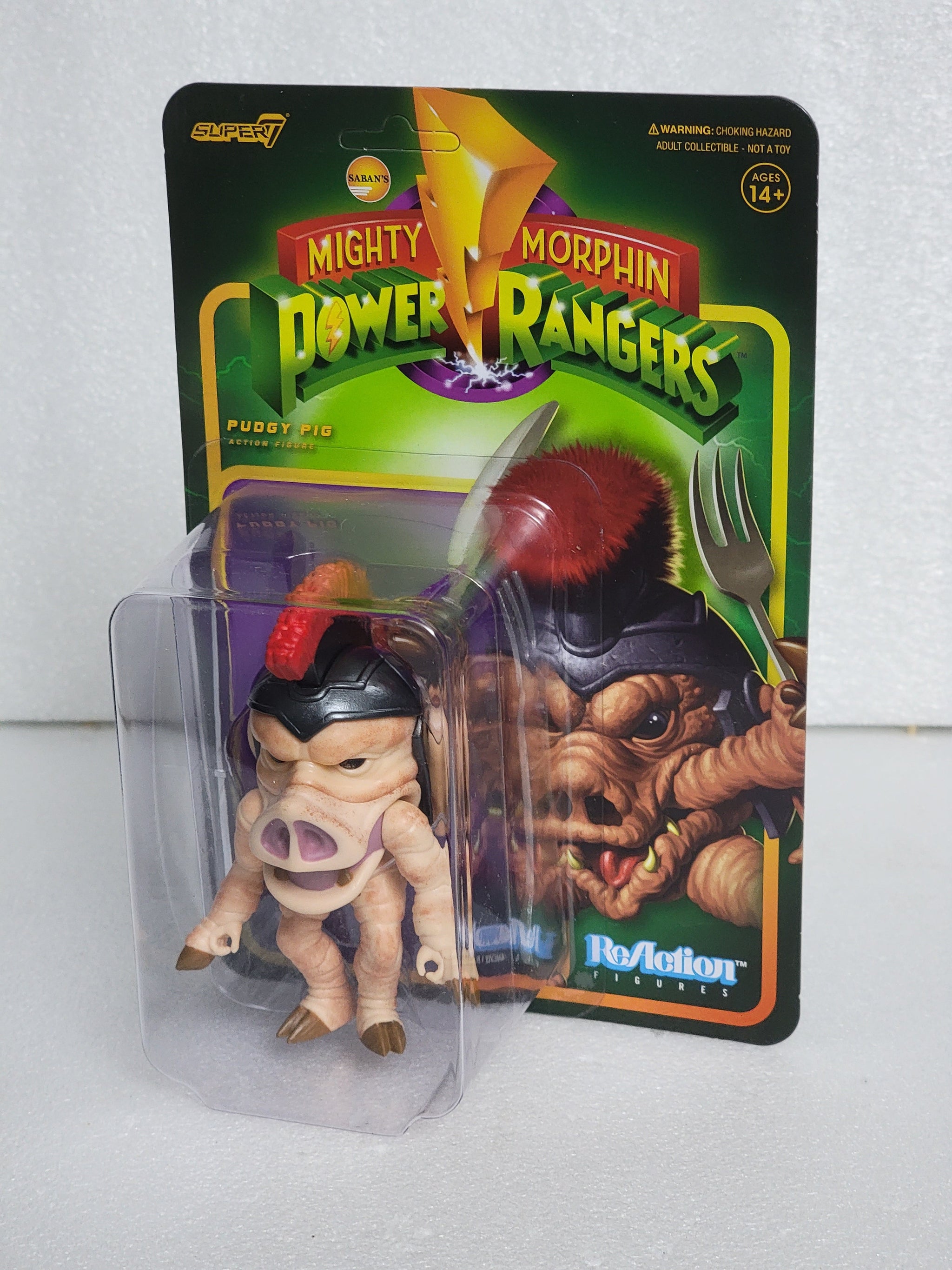 Pudgy Pig - Mighty Morphin' Power Rangers ReAction Figure Wave 1 - Sup ...